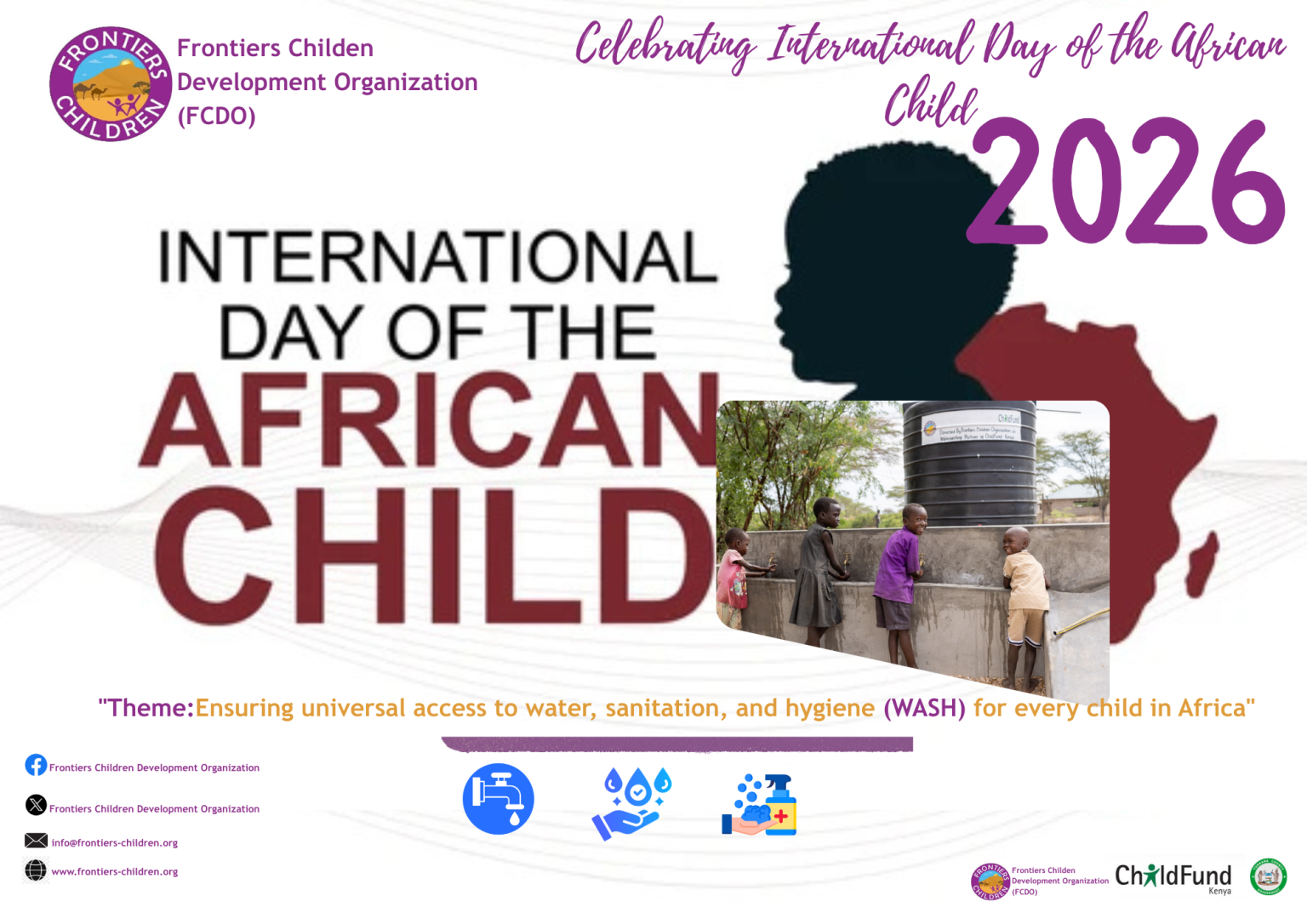 INTERNATIONAL DAY OF THE AFRICAN CHILD 2026 - Frontiers Children ...